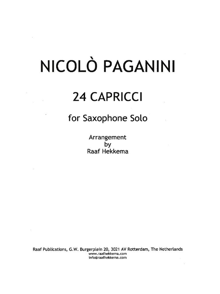 Paganini 24capricci | PDF