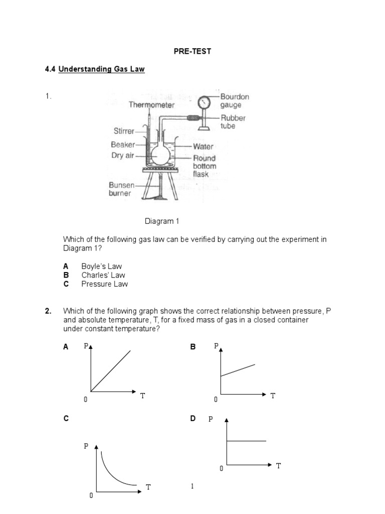 4.4c Understanding Gas Law | PDF