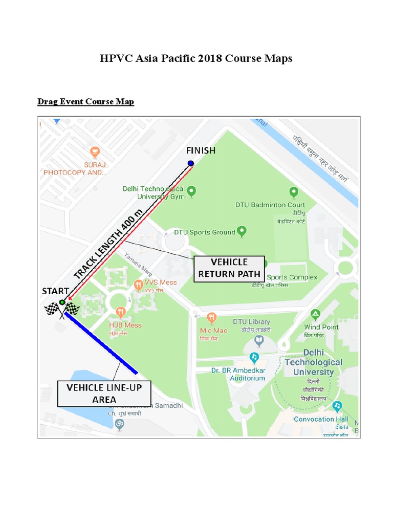 HPVC AP 2018 Course Map | PDF
