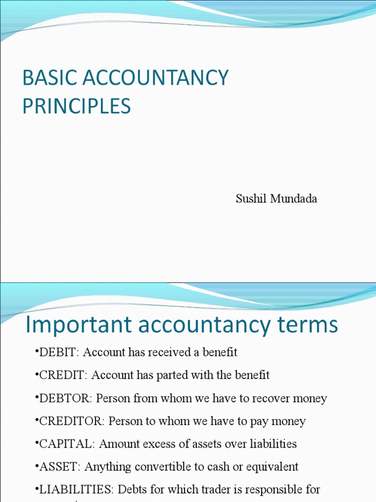 A Comprehensive Guide to Basic Accounting Concepts, Principles, and ...