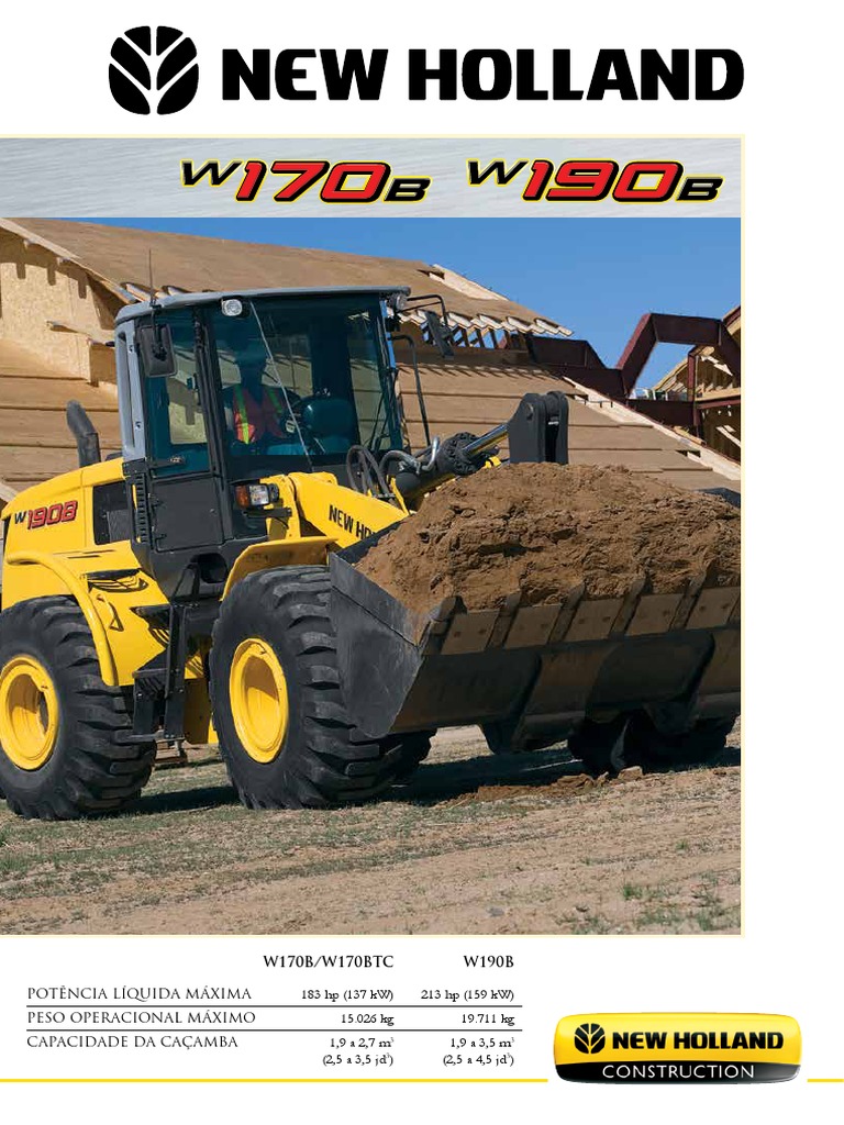 New Holland W170 B W190 B | PDF | Motor Oil | Engines