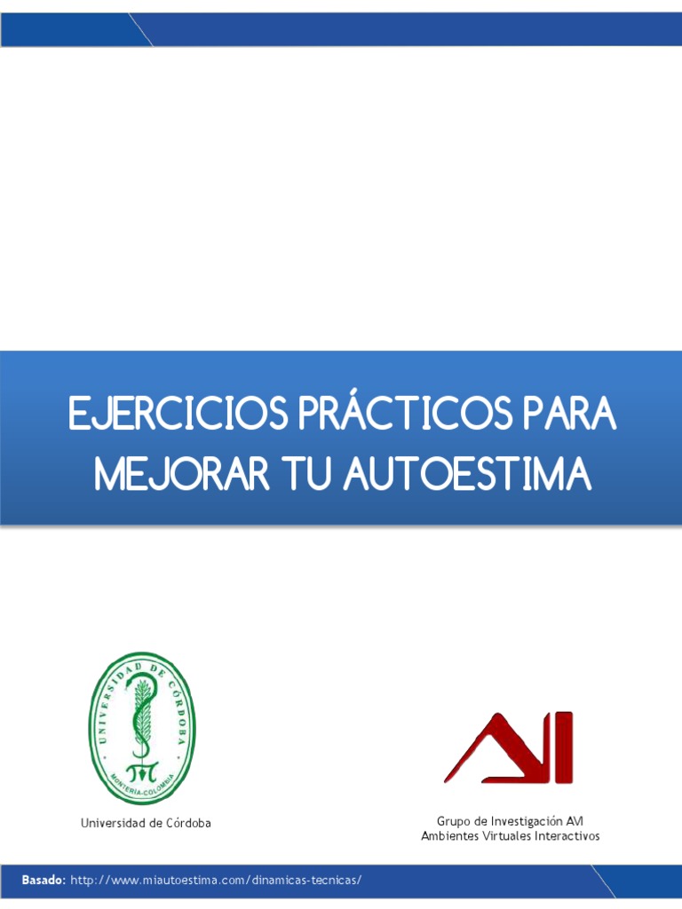 Ejercicios Prácticos para Mejorar Autoestima | PDF | Autoestima | Hipnosis