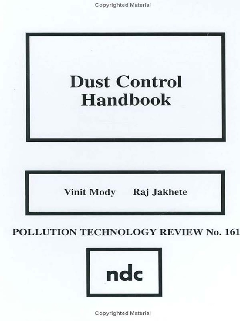 Dust Control Handbook PDF | PDF | Belt (Mechanical) | Dust