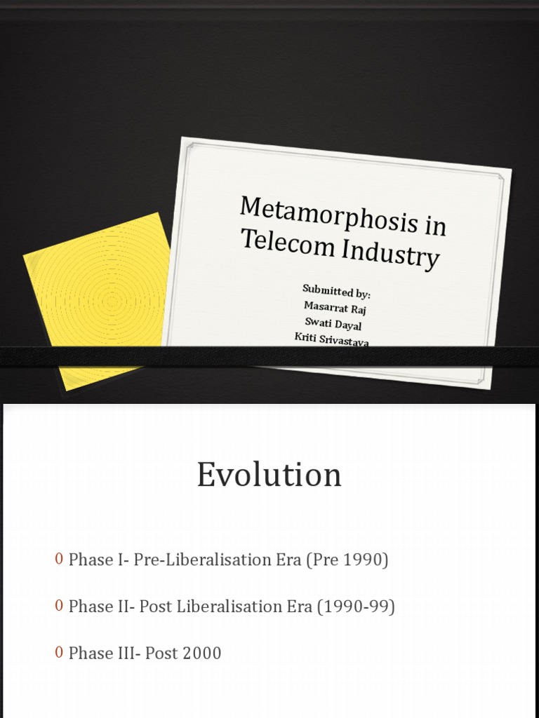 Evolution of the Telecom Industry | PDF