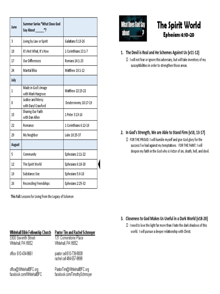 Spirit World | PDF | Satan | Demons