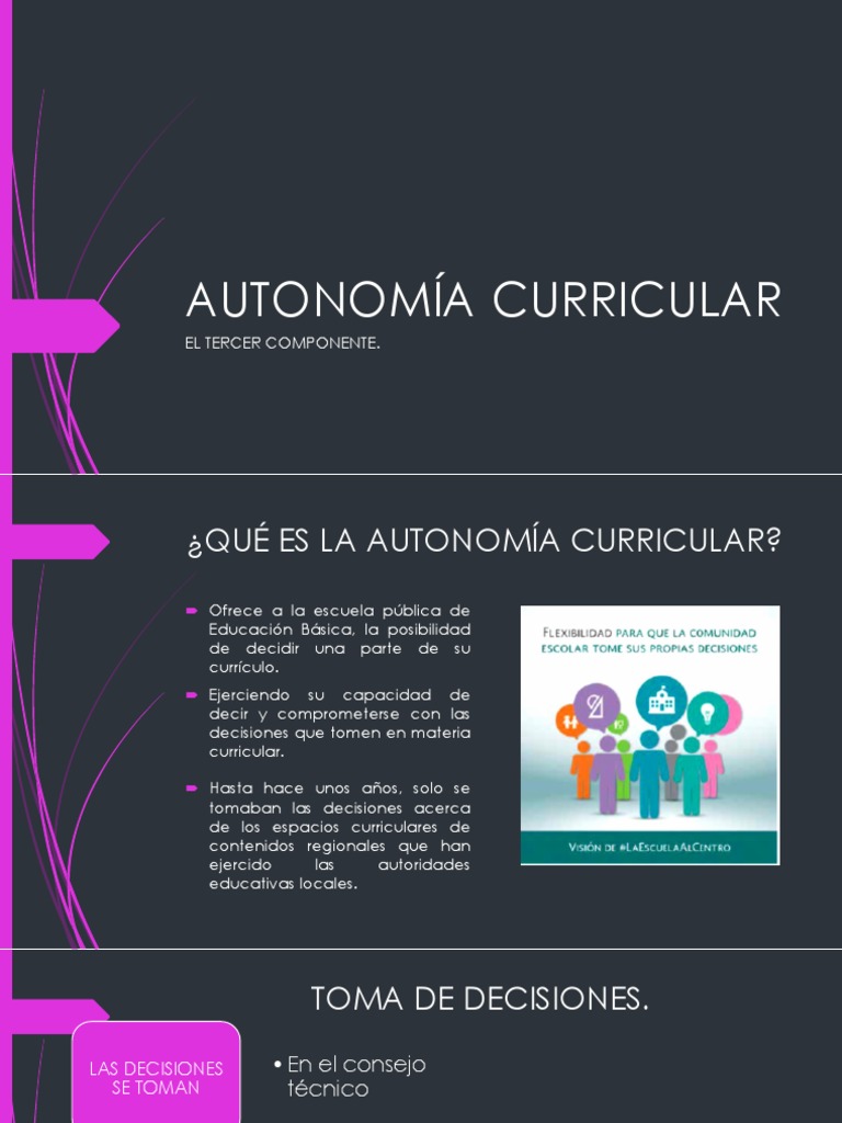 Autonomía Curricular | PDF | Cambio | Plan de estudios
