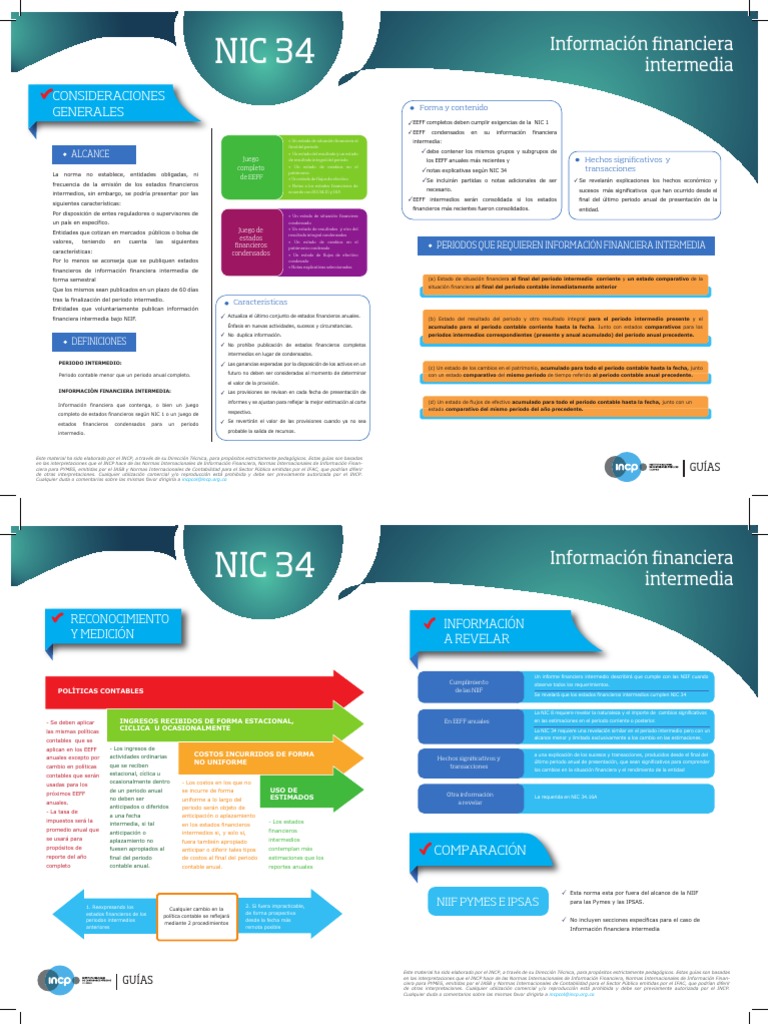 NIIF 34 | normas internacionales de INFORMACION FINANCIERA | Negocios
