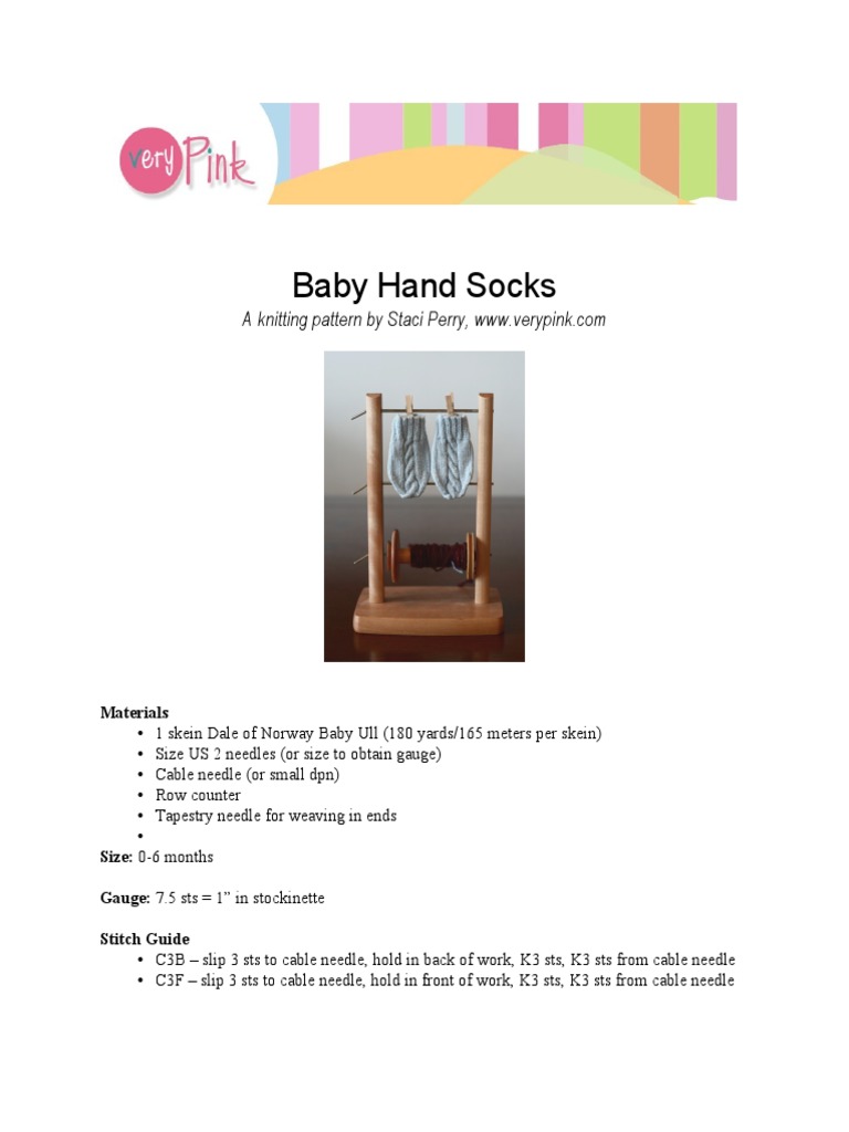 Baby Hand Socks | PDF