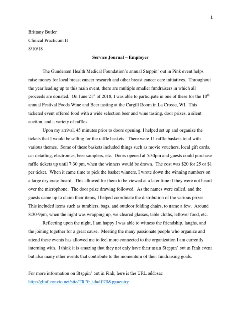 Service Journal Employer | PDF | Politics | Social Science