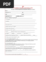 Dating Application Form | PDF | Justice | Crime & Violence