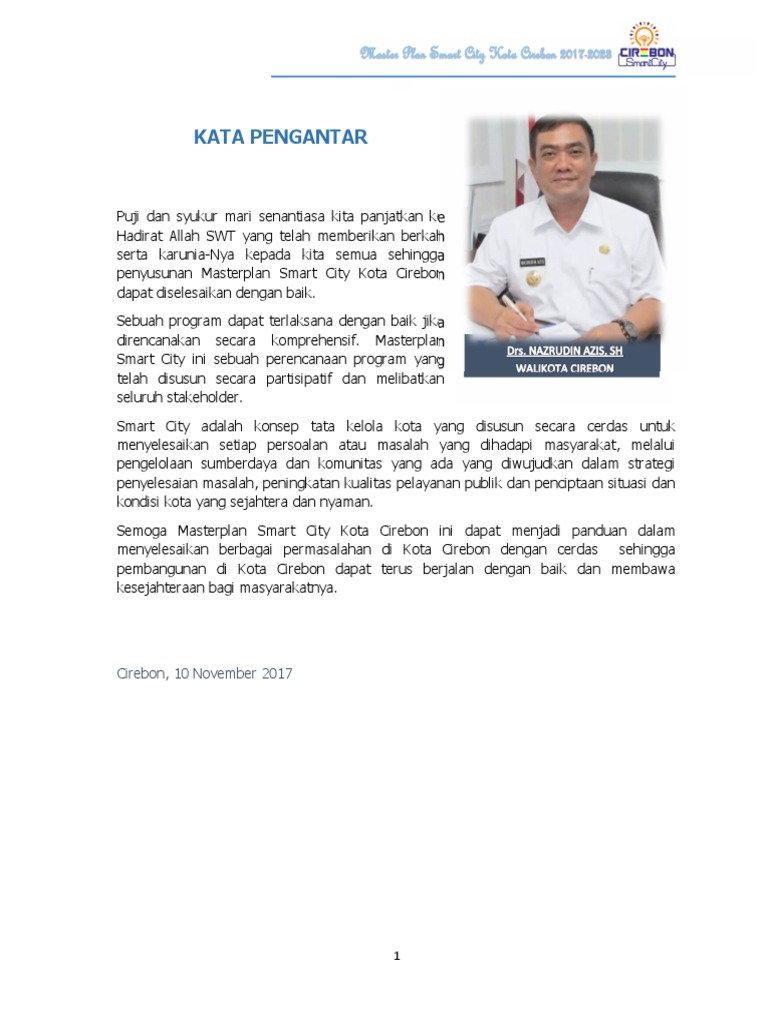 MASTER PLAN SMART CITYs PDF | PDF | Komputer
