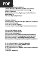 Tagalog - Everyday Greetings | PDF | Tagalog Language | Languages Of ...