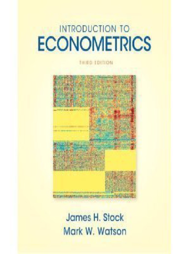 3rd Ed Intro To Econometrics Stock Watson Pdf Download Free Pdf Teaching Mathematics