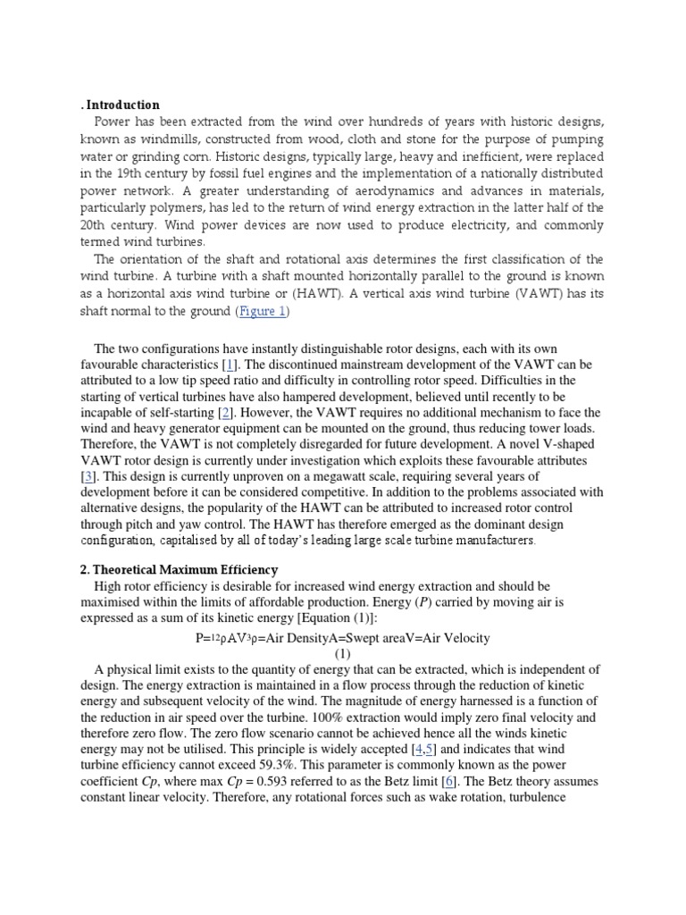 Wind Turbine Blade Design | PDF | Wind Turbine | Turbine