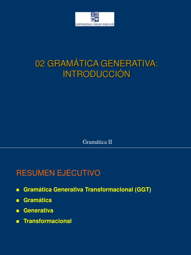 Gramatica Generativa - Introduccion | PDF | Lingüística | Epistemología
