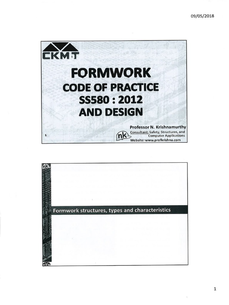 Formwork Design PDF | PDF