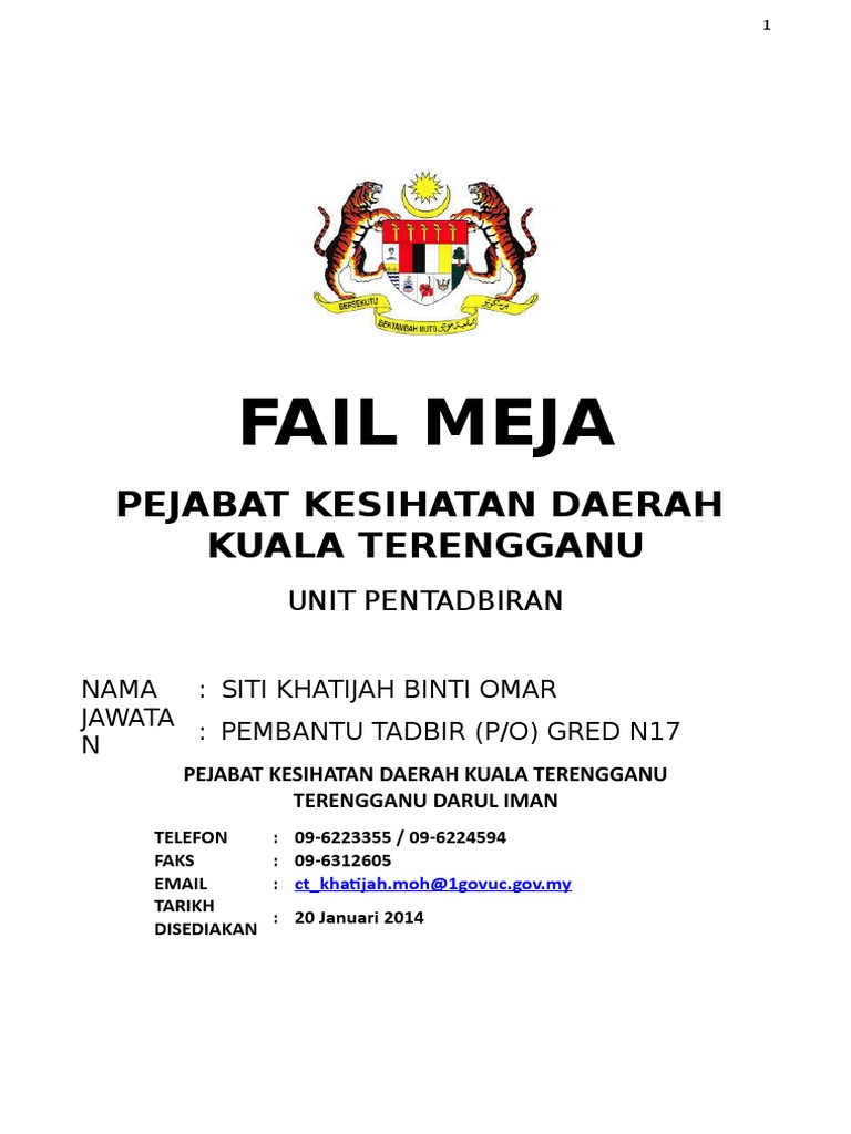 Fail Meja CT | PDF