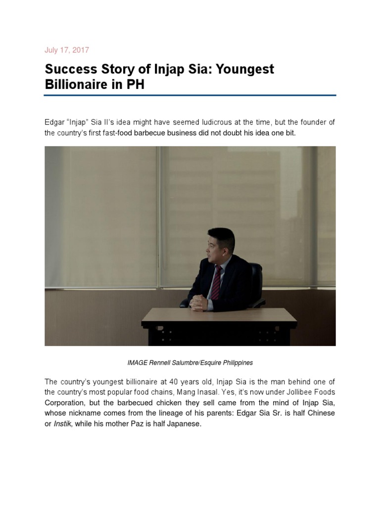 Edgar SIA Success Story | PDF | Business