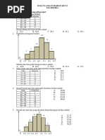 Soal Statistika - Data Kelompok | PDF