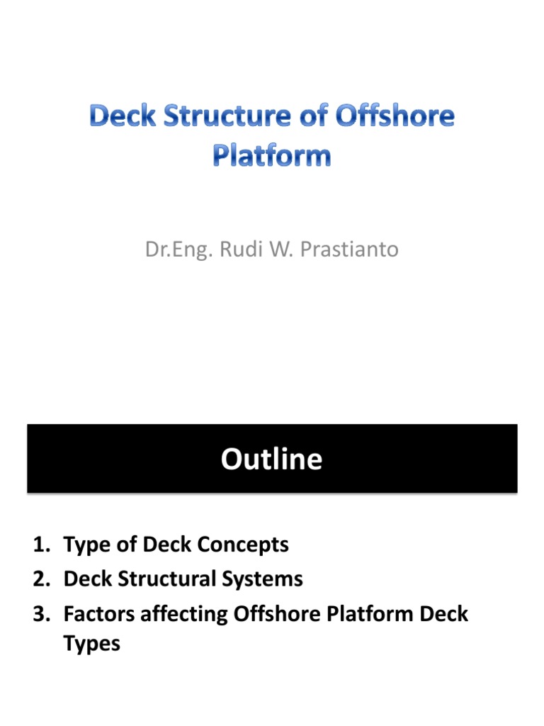 Offshore Platform Deck Types Explained | PDF | Deck (Ship) | Truss