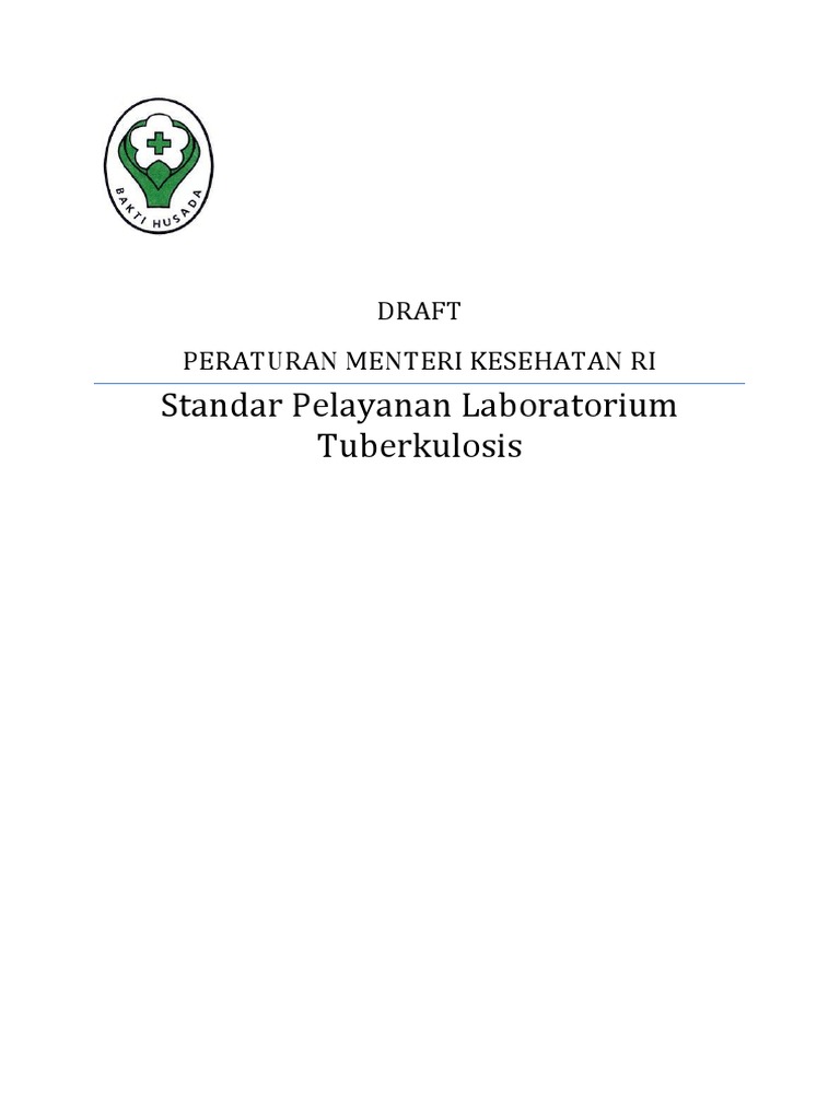 Standar Pelayanan Lab TB PDF | PDF