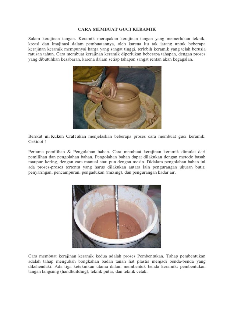 Membuat Keramik | PDF