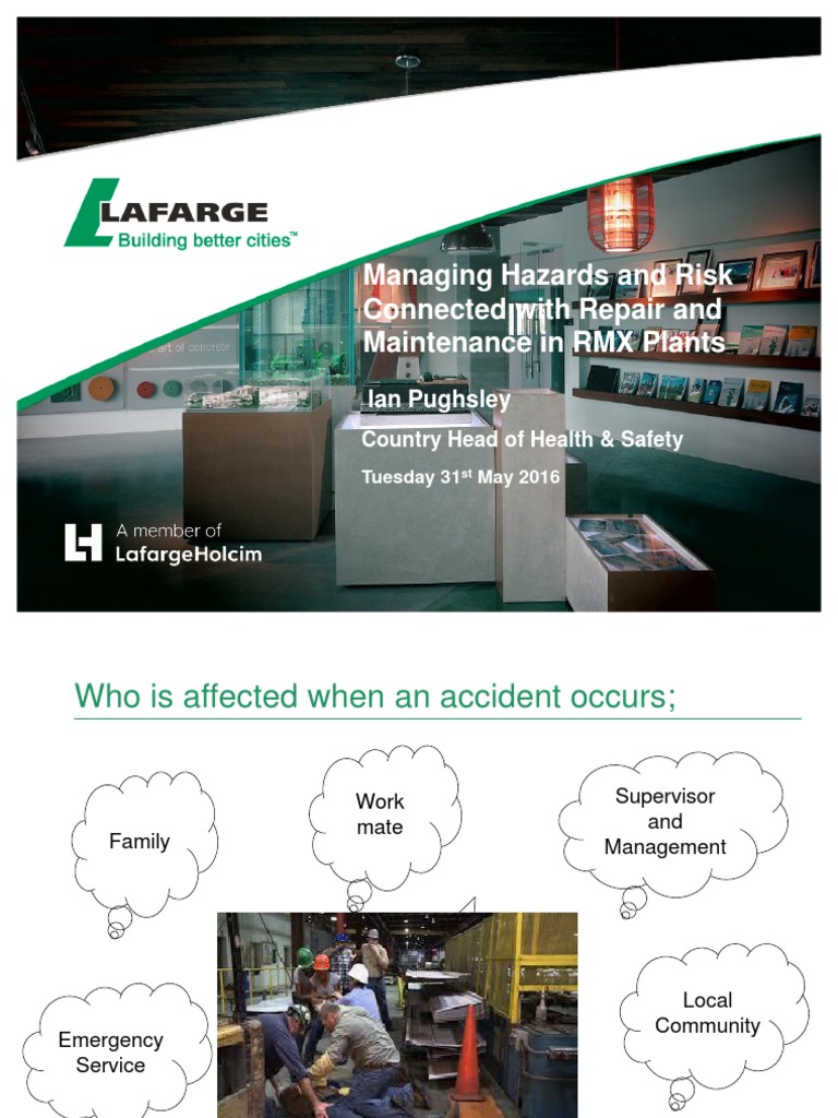 Managing Hazard and Risk On Ready Mix Batching Plant Maintenance | PDF ...