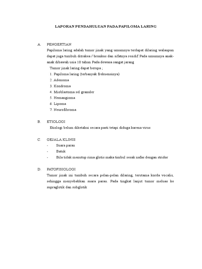 LP Papiloma Laring | PDF