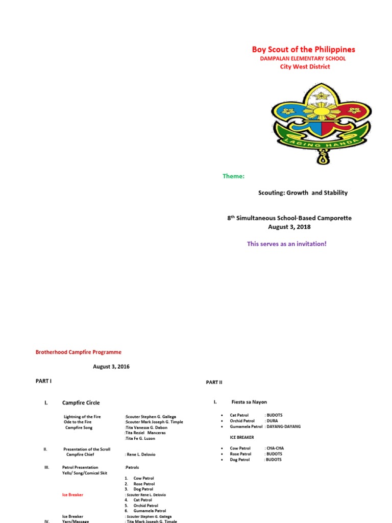 Boy Scout of The Philippines | PDF