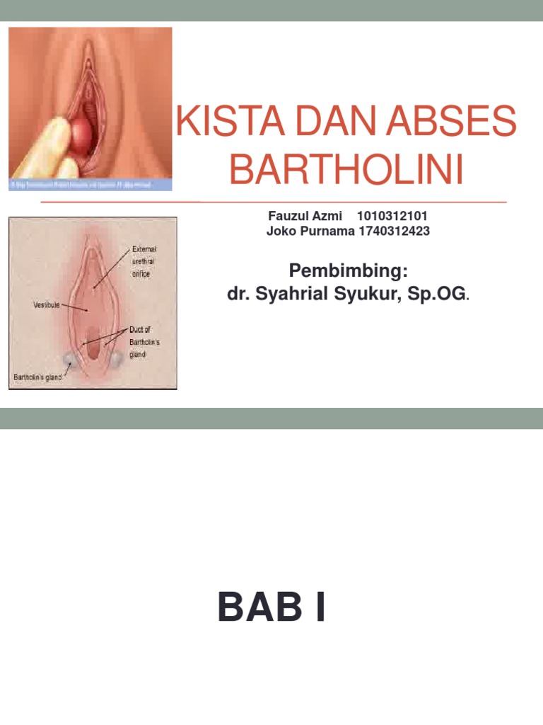 Fix Css Kista Abses Bartolini | PDF