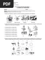 Sopa de Letras: Tipos de Energía | PDF