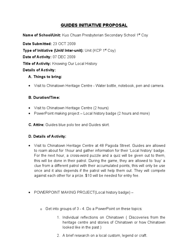 Guides Initiative Proposal2 | PDF | Communication | Learning