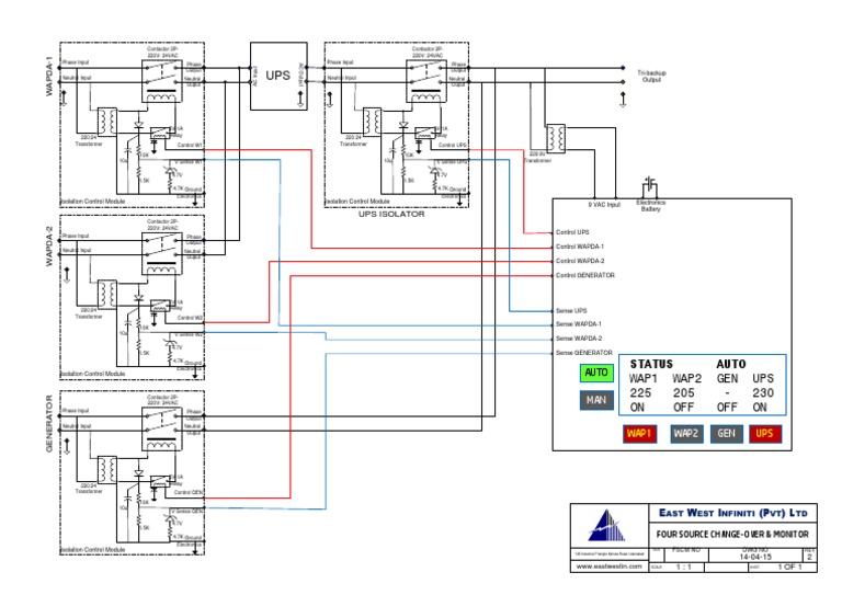 4 Way AC Power Change Over | PDF | Components | Power Engineering