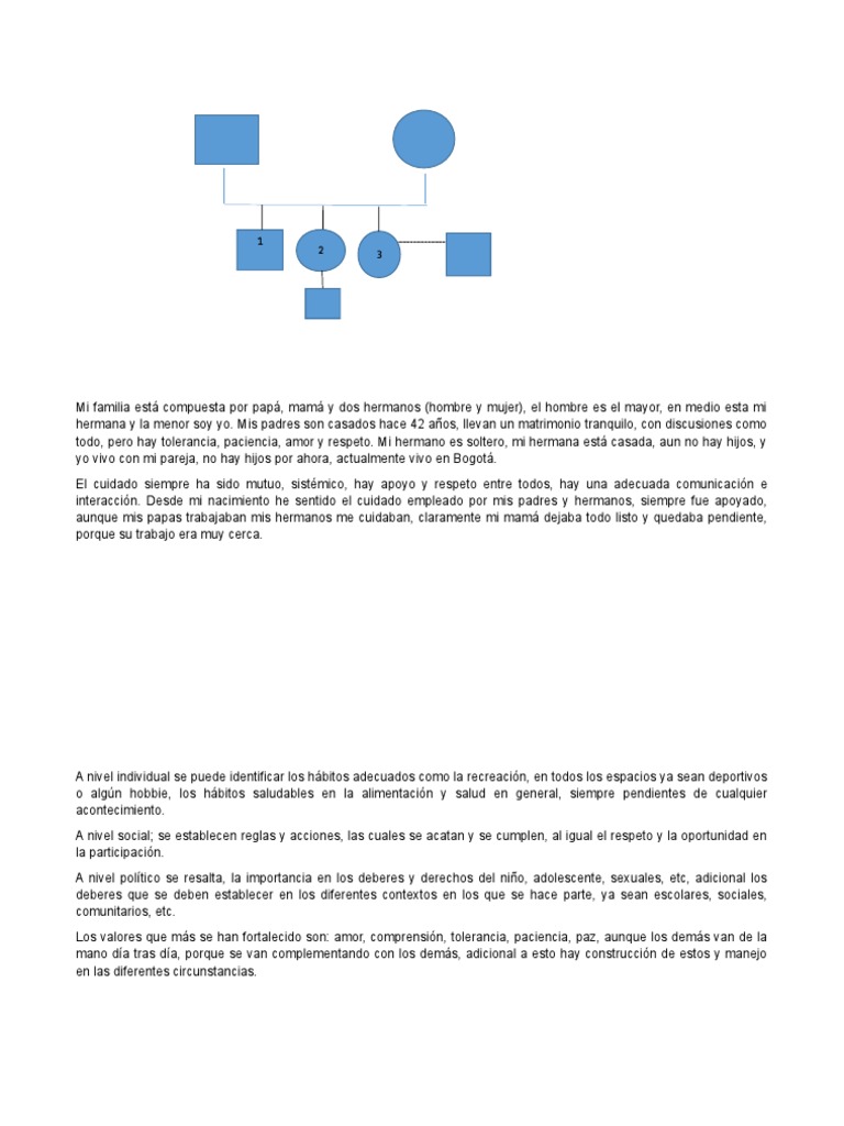 Diagrama Familiar | PDF