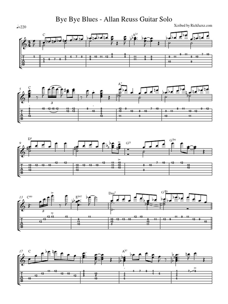 Bye Bye Blues | PDF | Leisure