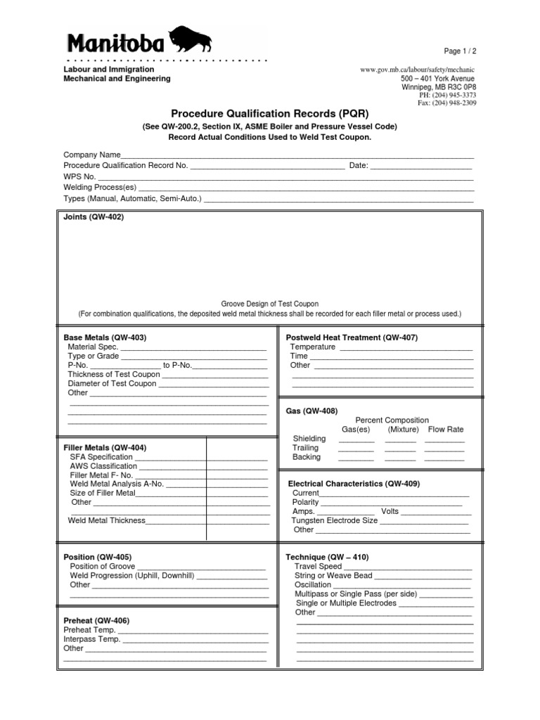 pqr | Welding | Materials Science | Free 30-day Trial | Scribd