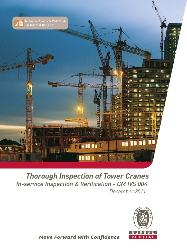 GM IVS 004 - Thorough Inspection of Tower Cranes | PDF | Crane (Machine ...