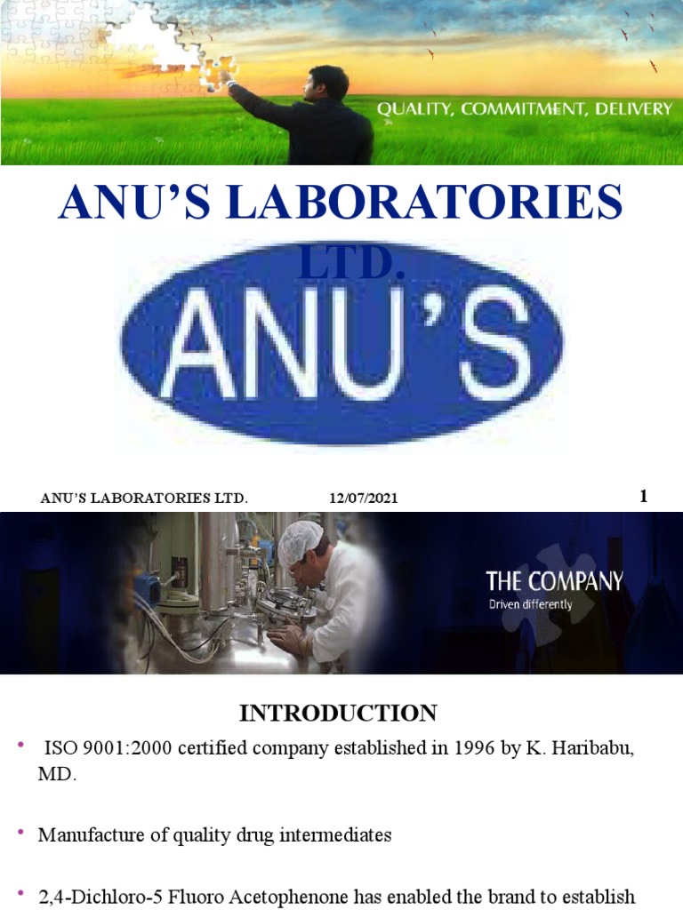 Anu's Laboratories | PDF | Research And Development | Water Supply