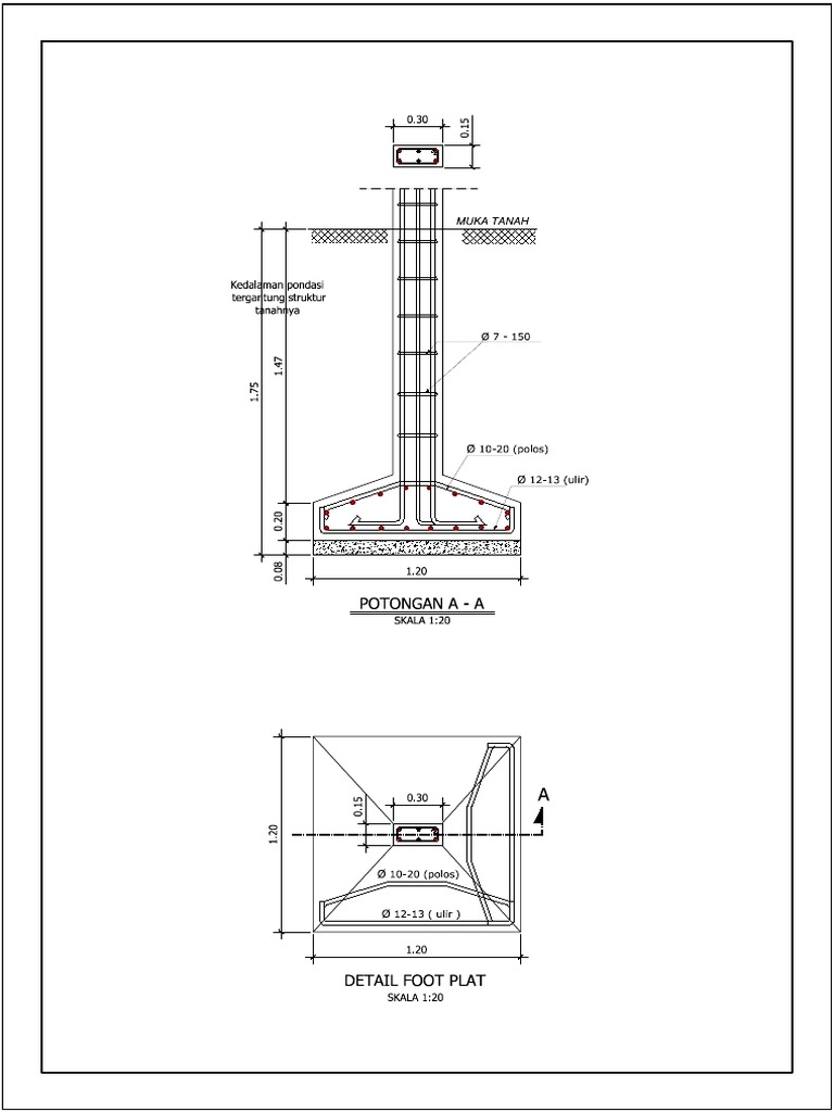 Detail Foot Plat PDF | PDF