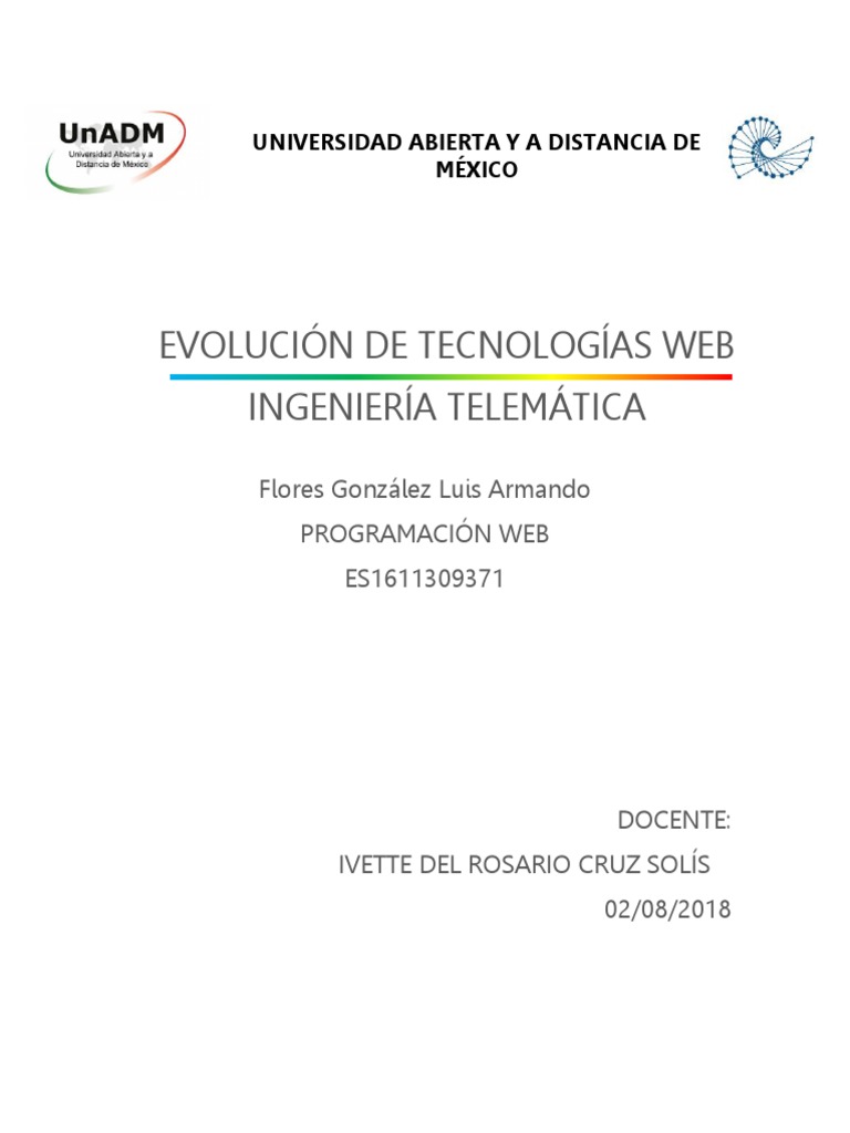 UNADM | PDF | Adobe Dreamweaver | Script Java