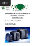 Siemens - Micromaster 440 - Manual de Uso - P1 | PDF | Energia ...