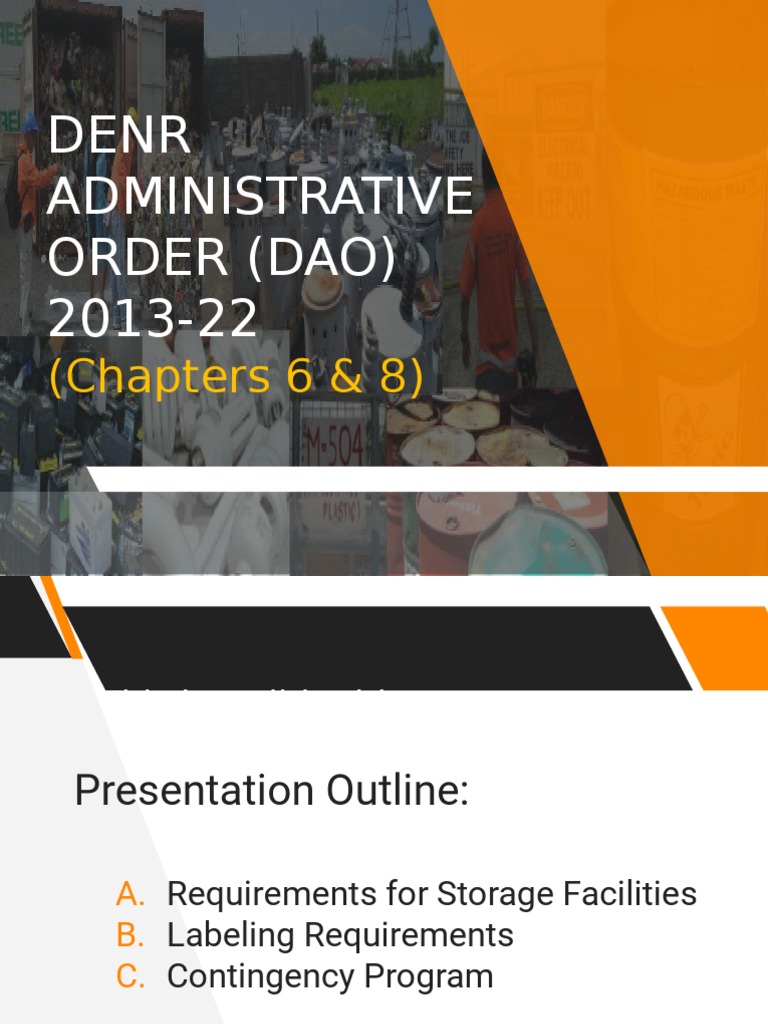 Requirements for the Proper Storage, Labeling, and Management of ...