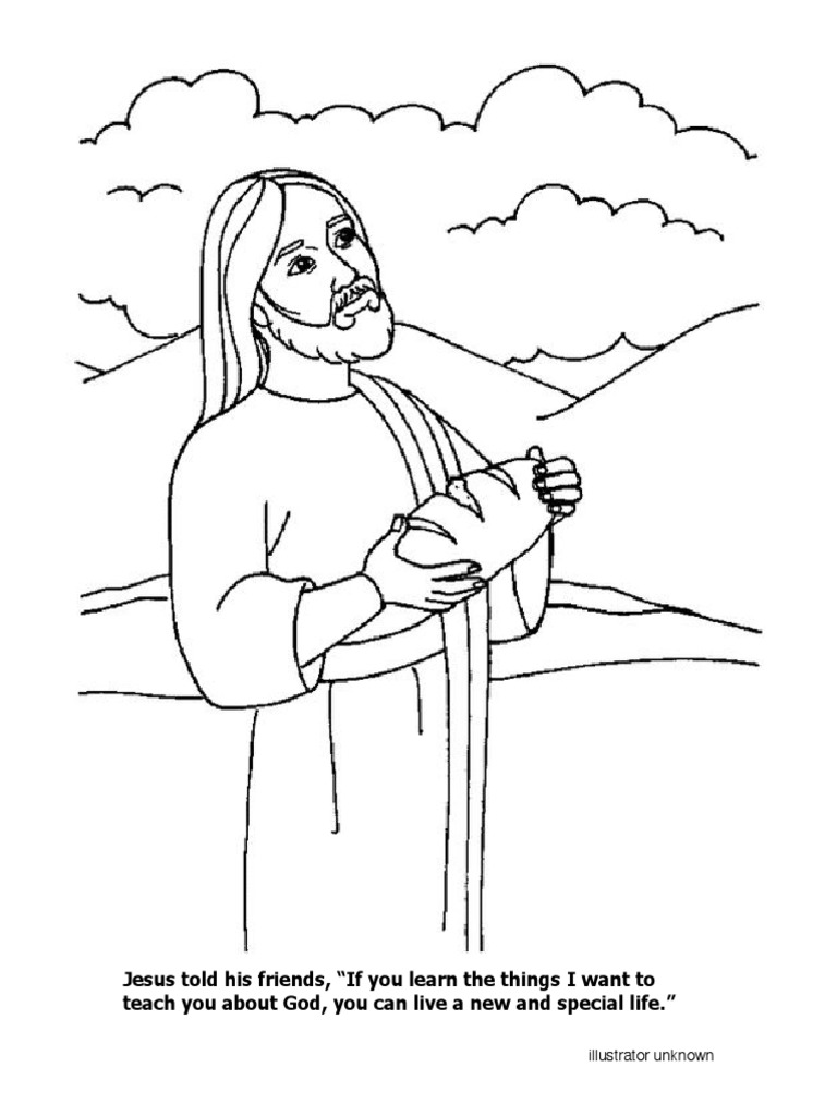 John 6.51-58 Coloring Page | PDF