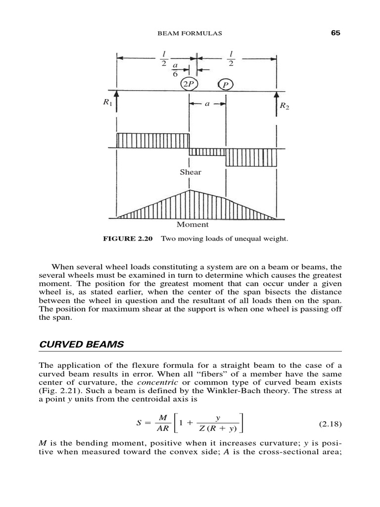 Curved Beams | PDF | Bending | Beam (Structure)