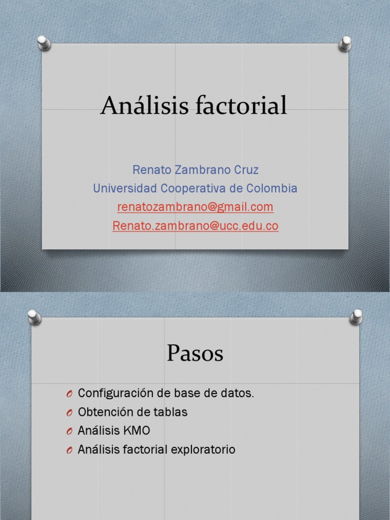 Análisis Factorial en Spss 1 | PDF | Spss | Análisis factorial