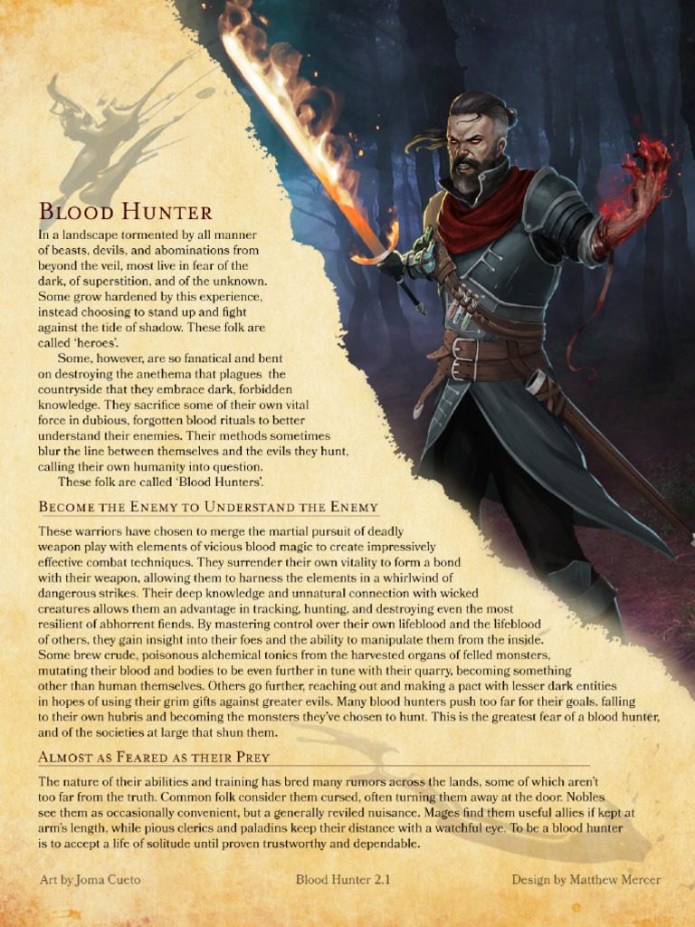 563826-Blood Hunter Class 2.1 PDF | PDF