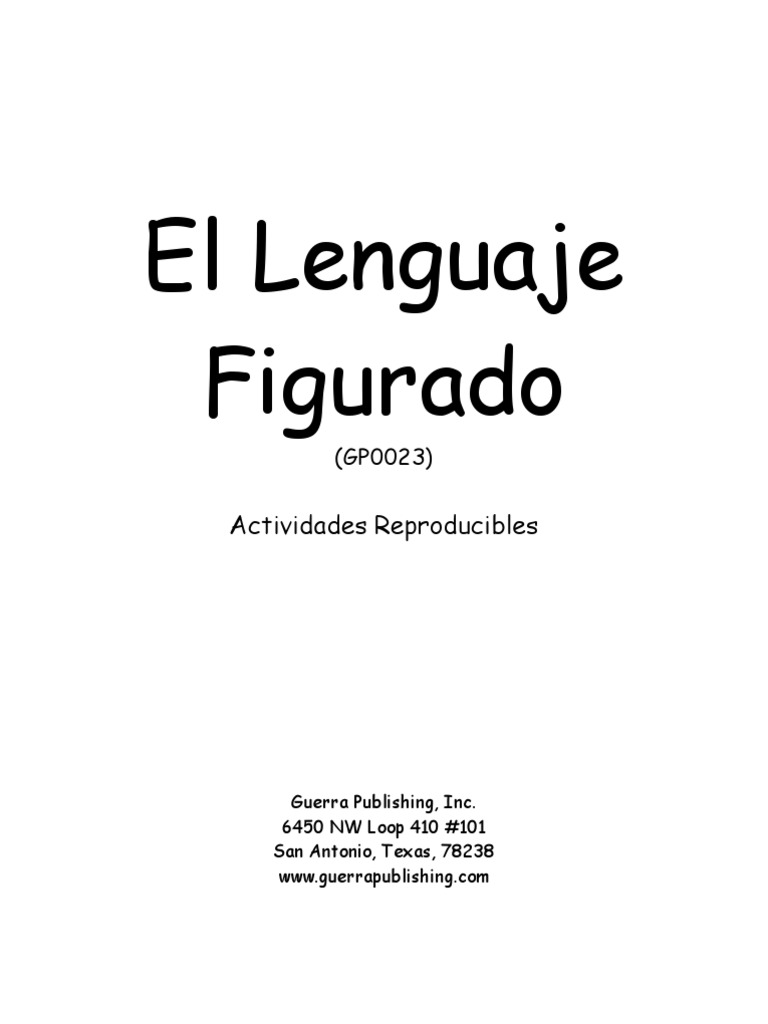 Lenguaje Figurado | PDF