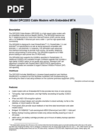 Spectrum D3.1 EMTA Data Sheet | PDF | Orthogonal Frequency Division ...