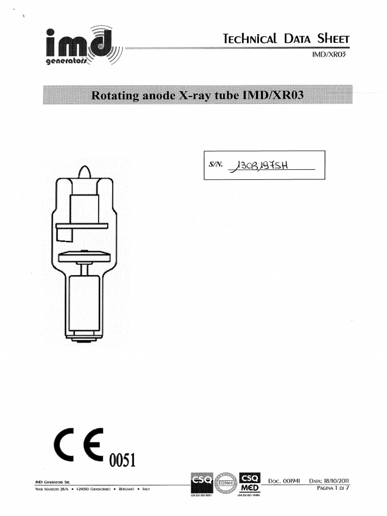 Imd Xray Tube | PDF
