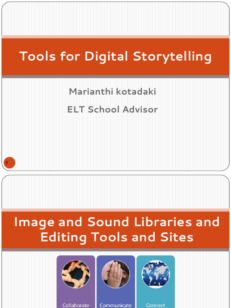 Digital Storytelling Tools Guide | PDF | Communication | Multimedia